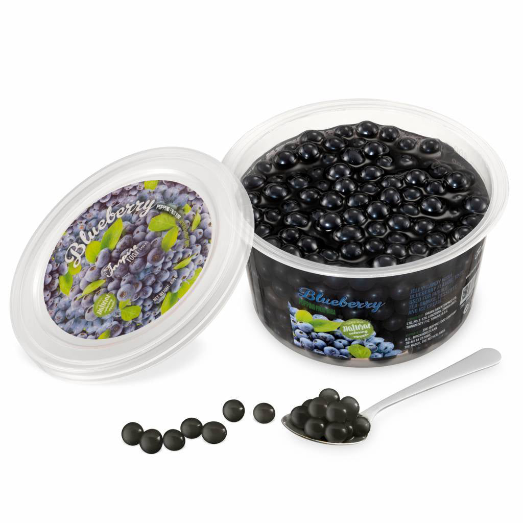 Blueberry Popping Pearls for Bubble Tea | Fruit Boba | Retail & Bulk